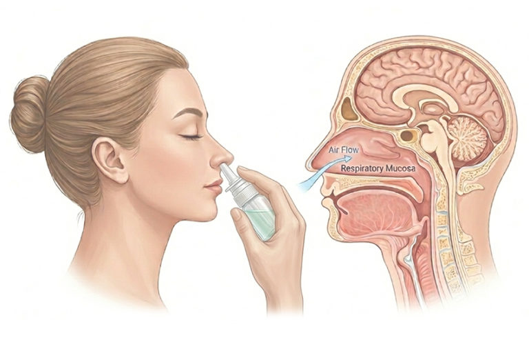 INTRANASAL DRUG DELIVERY: FORMULATION, DEVICE DESIGN & CHARACTERISATION ...